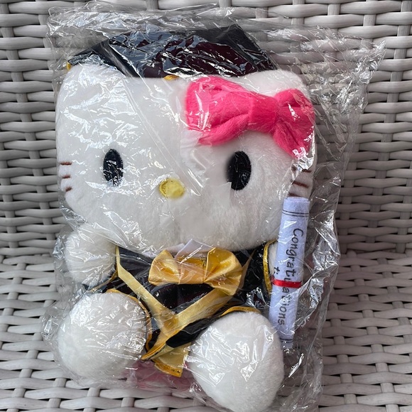 Hello Kitty | Toys | New In Bag Hello Kitty Graduation Plush Stuffed ...